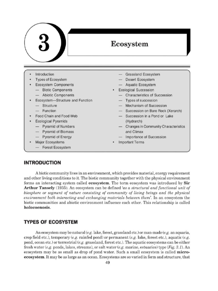 Ecosystem JP sharma complete | PDF