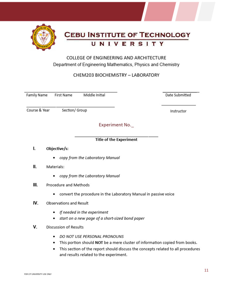 Additional Lab Report Guide | PDF | Experiment | Science