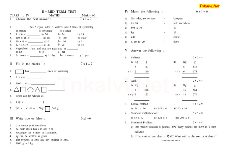 4 Mat Ii-Mtq | PDF