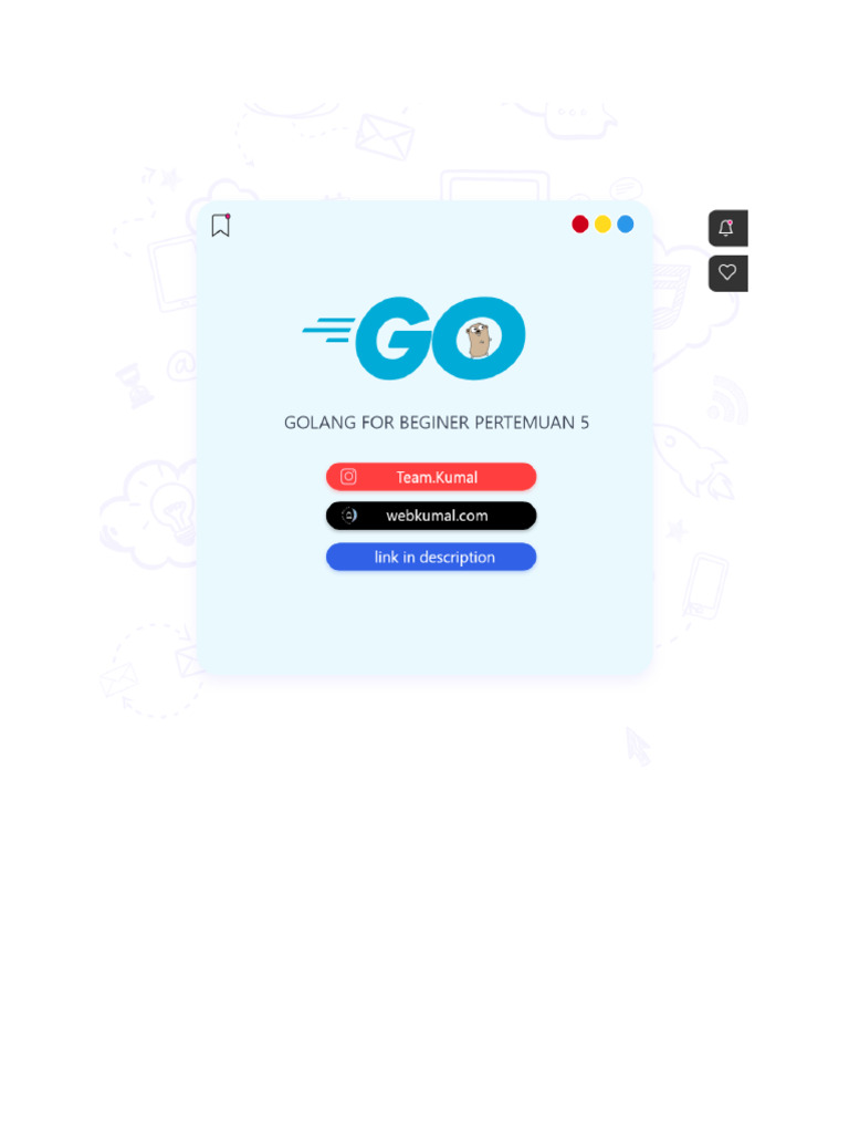 Golang For Beginer Pertemuan 5 | PDF
