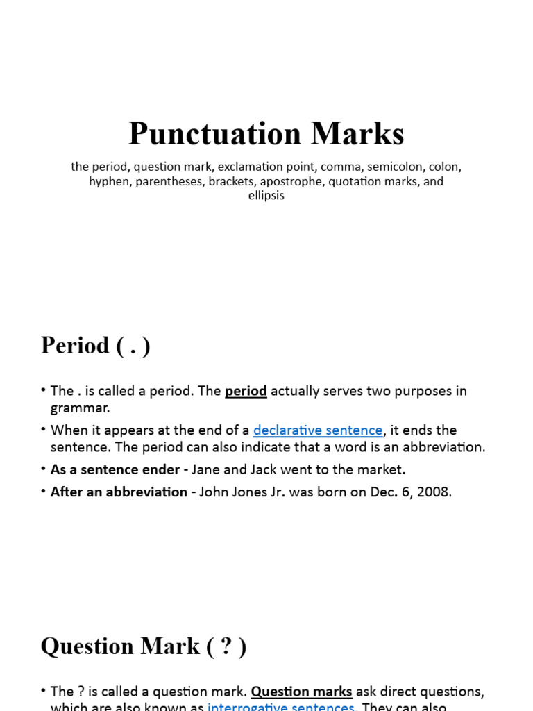Punctuation Marks | Download Free PDF | Bracket | Ellipsis