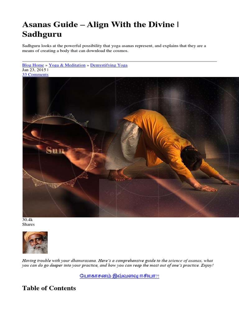 Asanas Guide | PDF | Asana | Hatha Yoga