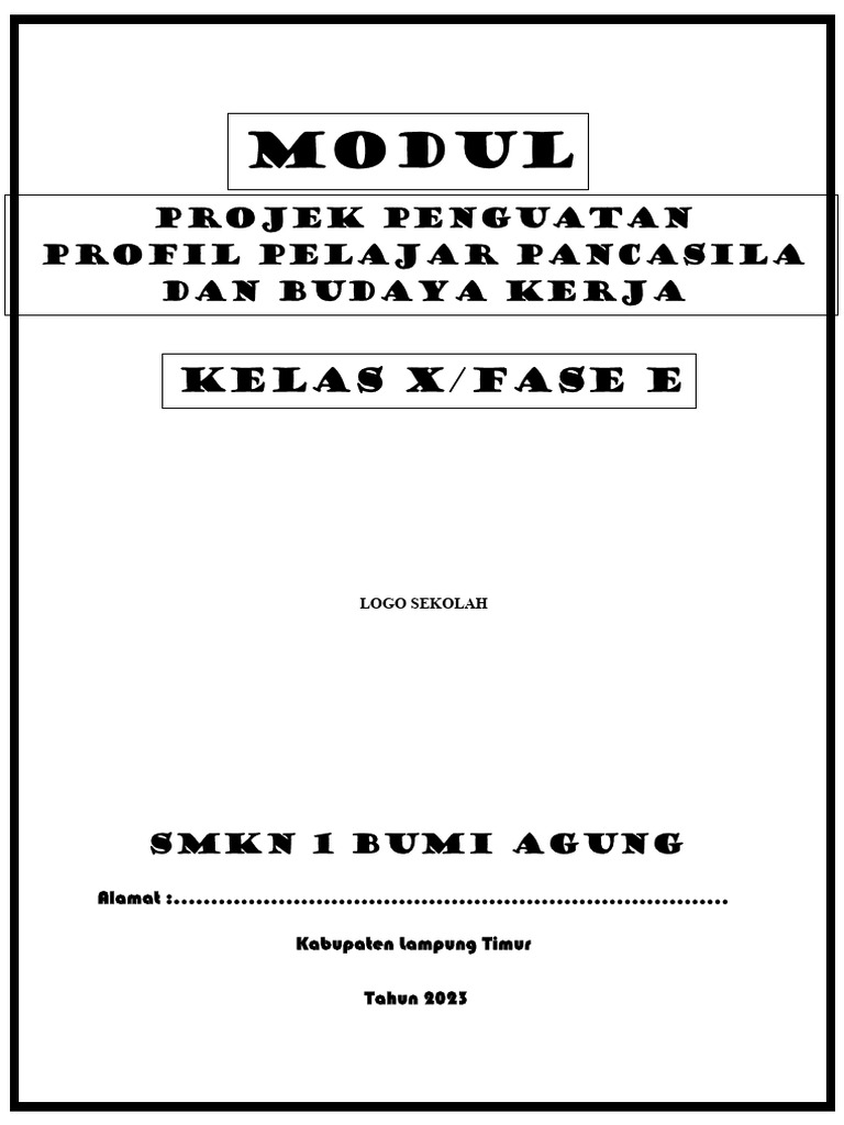 Modul P5BK | PDF