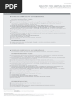 Requisitos para Abertura de Conta BCI | PDF