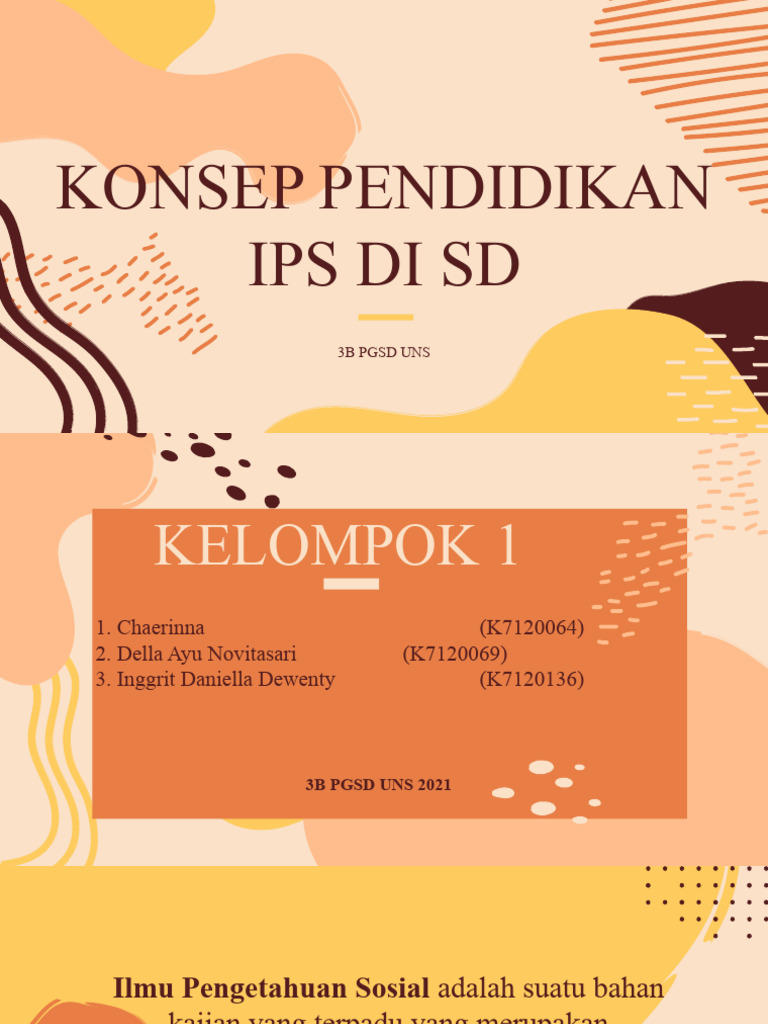 Kelompok 1 - Konsep Pendidikan IPS Di SD - Dasar-Dasar IPS | PDF ...