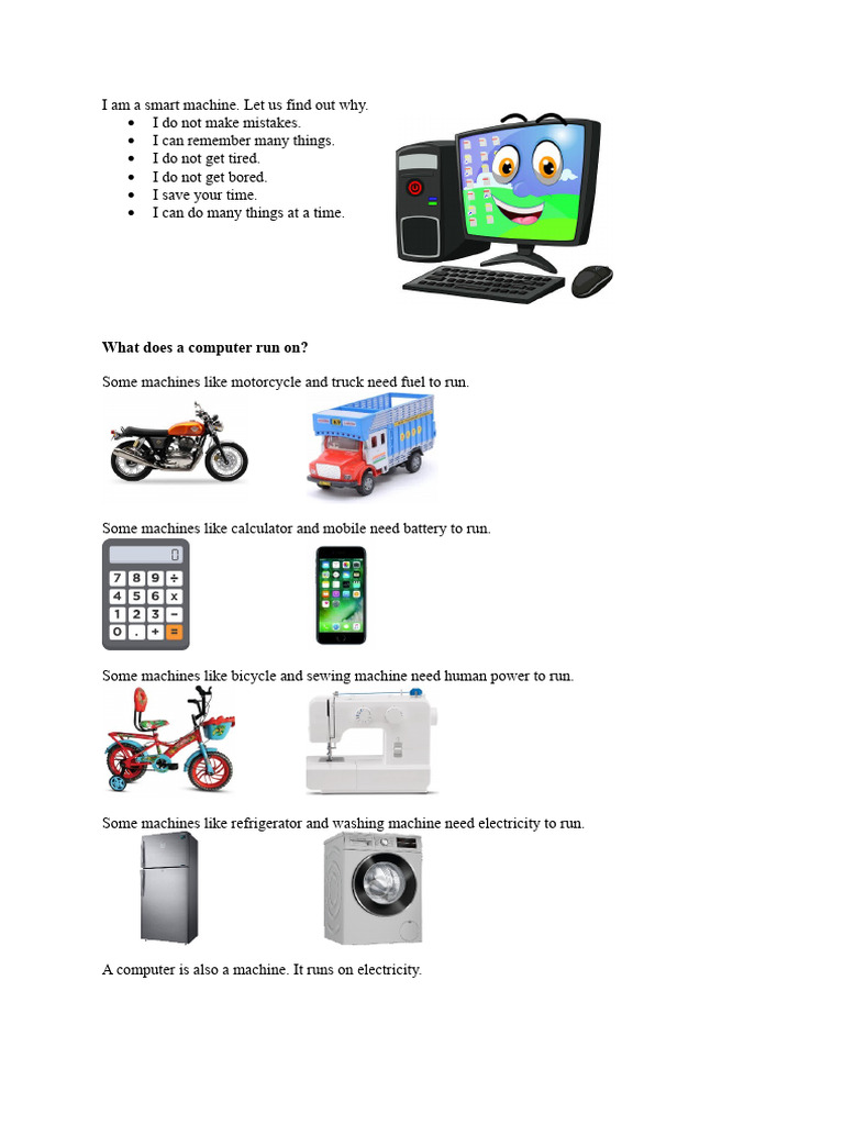 What Does A Computer Run On? | PDF | Computing