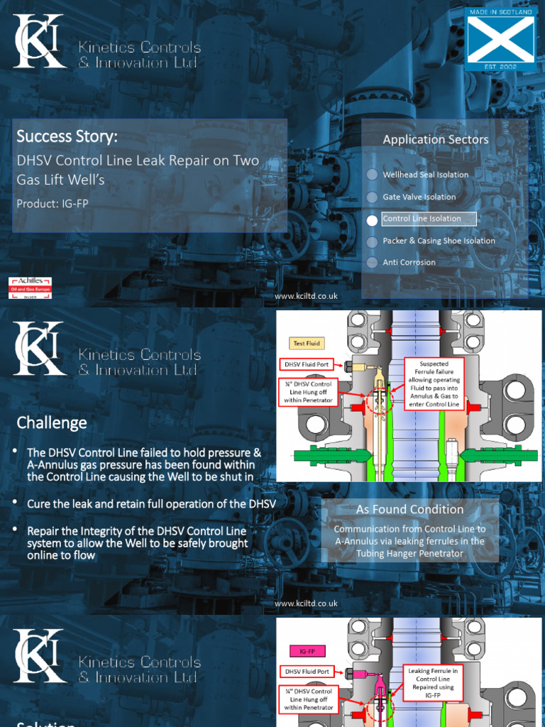 KCI Engineering Control Line Leak Repair Success Story 1661529864 | PDF ...