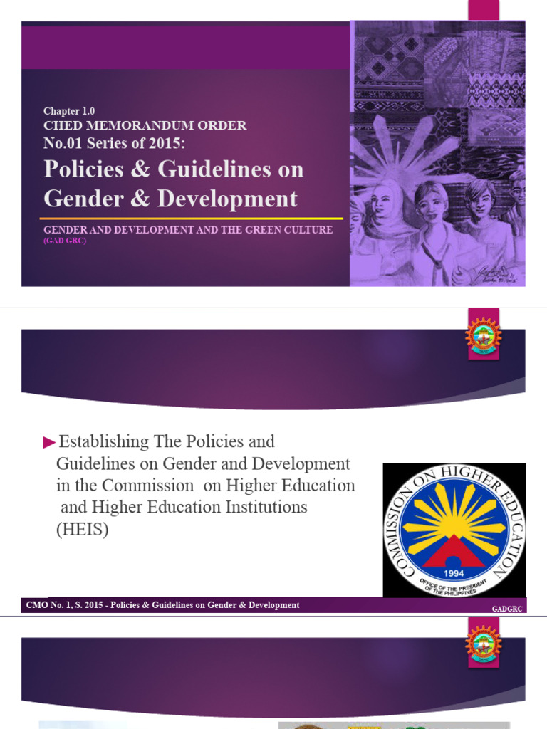 Students LESSON 1 Policies Guidelines On Gender and Development | PDF ...