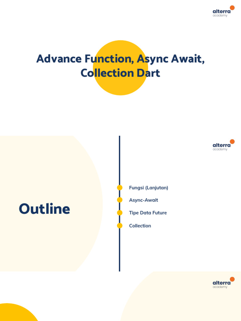 06 Flutter - Advance Function, Async Await, Collection Dart | PDF 06 Flutter - Advance Function, Async Await, Collection Dart | PDF