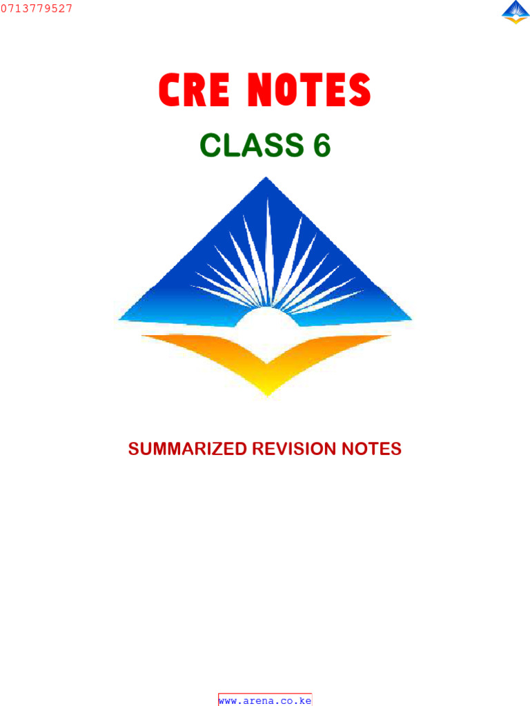 Cre Class 6 Notes | PDF | Paul The Apostle | Eucharist