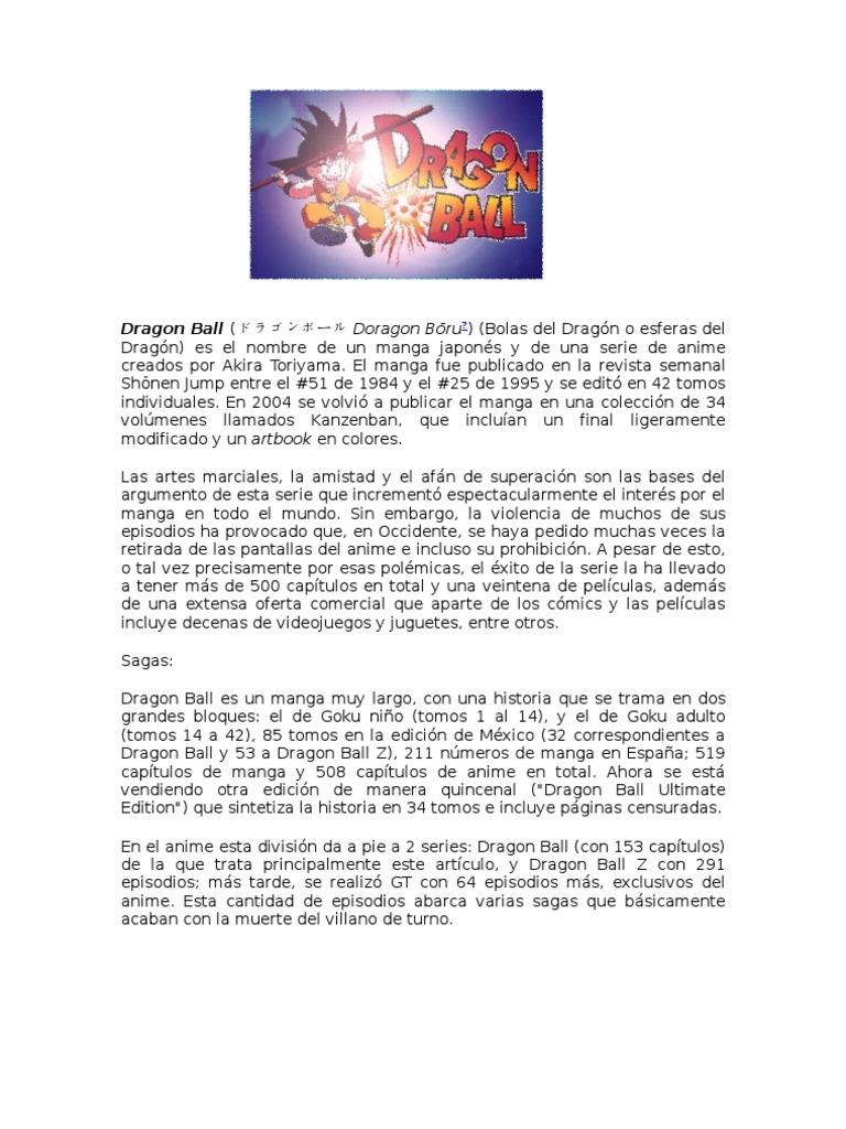 Dragon Ball | PDF