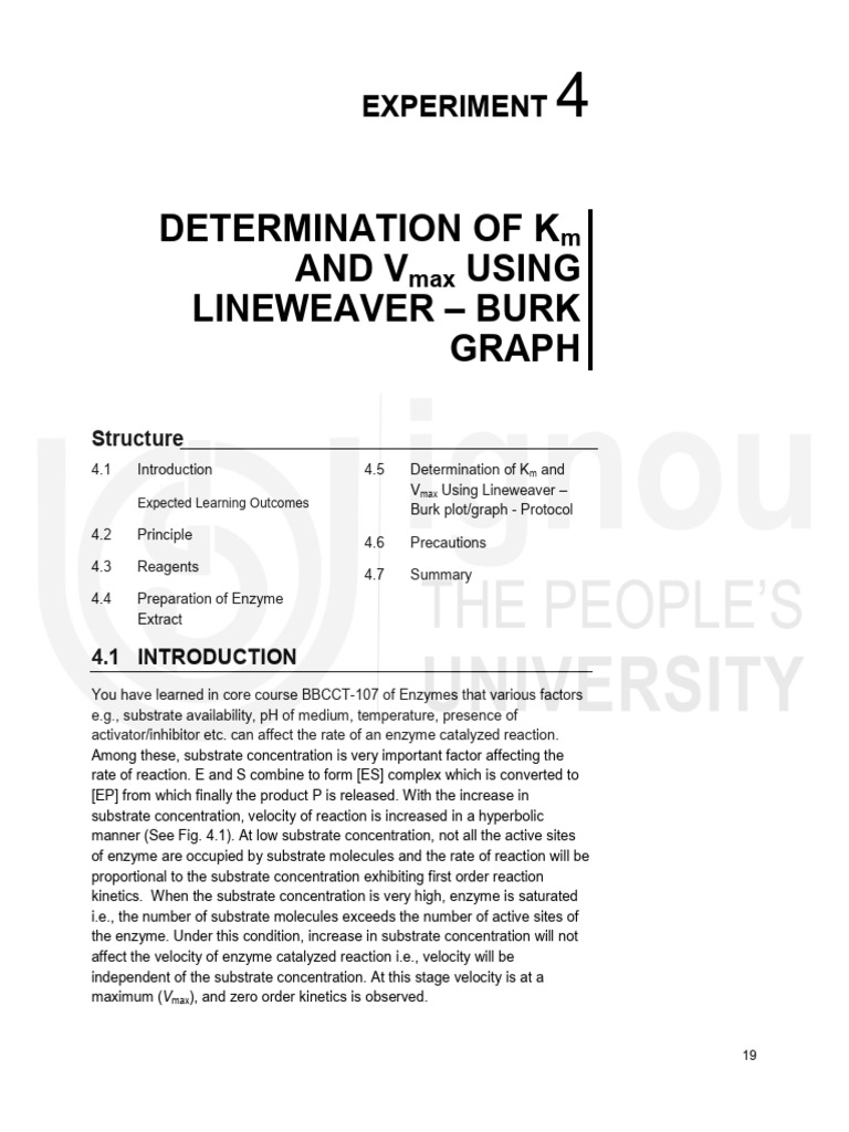 Experiment-4 (1) .PDFH | PDF | Enzyme Kinetics | Enzyme