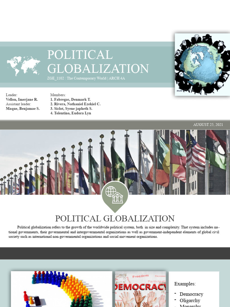 Political Globalization | PDF | Non Governmental Organization | European Union