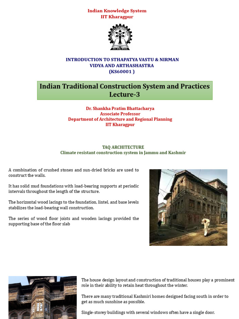 IKS SPB 2022 Lecture-3 | PDF | Roof | Building Technology