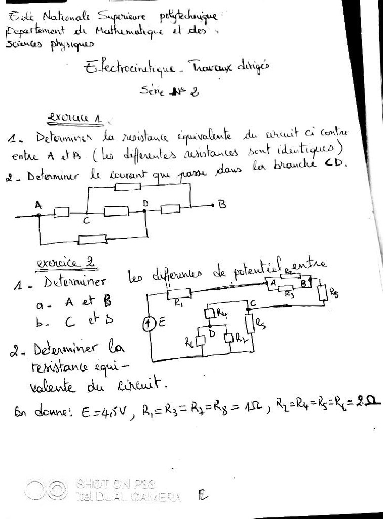 TD N°2 ELECTROCINETIQUE 25-Oct.-2021 18-18-13 | PDF