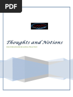 Thoughts and Notions | PDF | Learning Methods | Psycholinguistics
