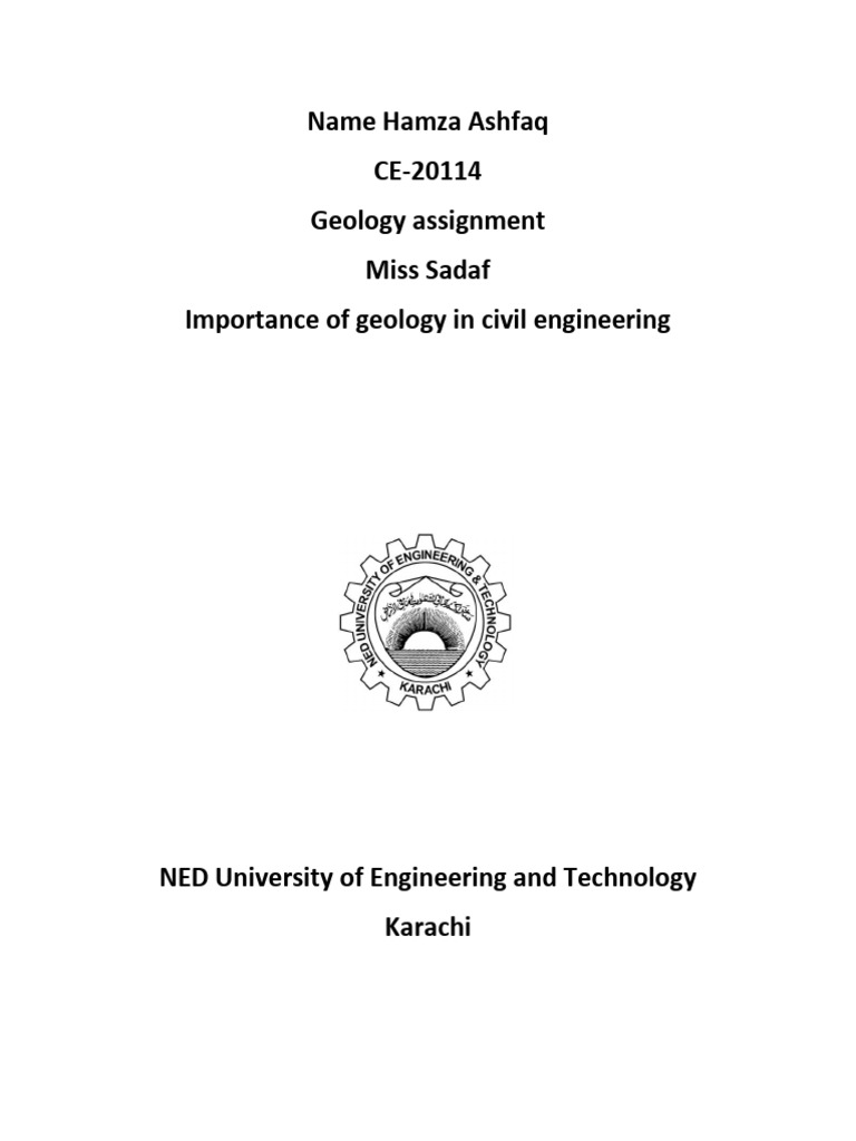 Assignment | PDF | Earth Sciences | Geology