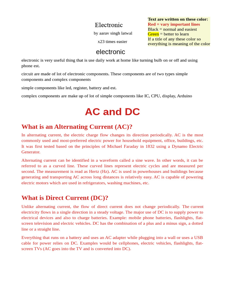 Electonic | PDF | Inductor | Diode