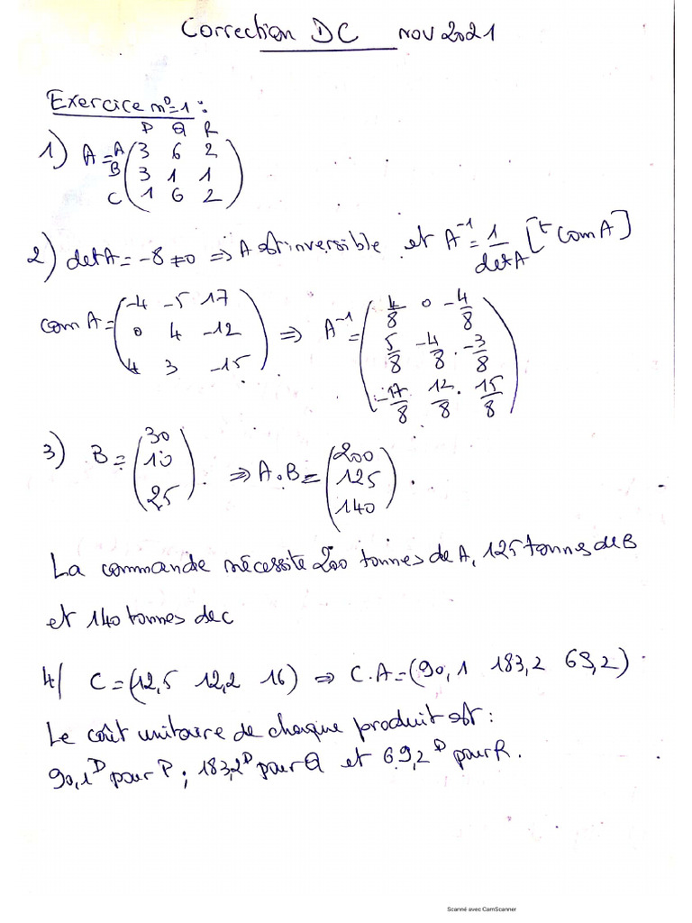 Correction DC Nov 2021 | PDF