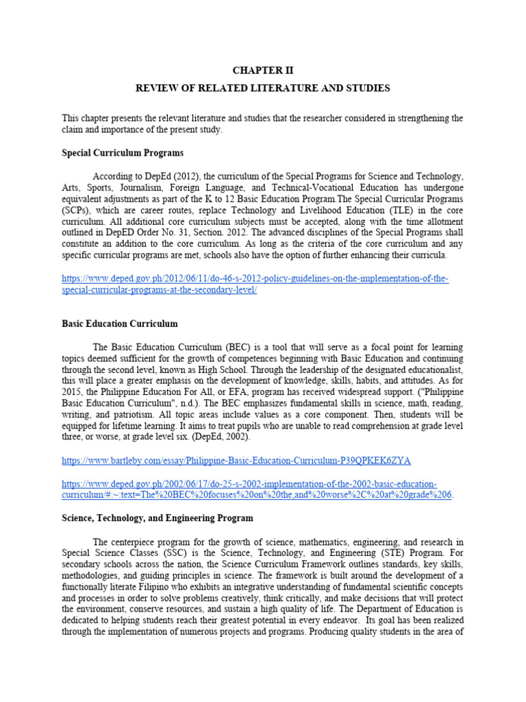 RRL Daw | PDF | Science, Technology, Engineering, And Mathematics ... RRL Daw | PDF | Science, Technology, Engineering, And Mathematics ...
