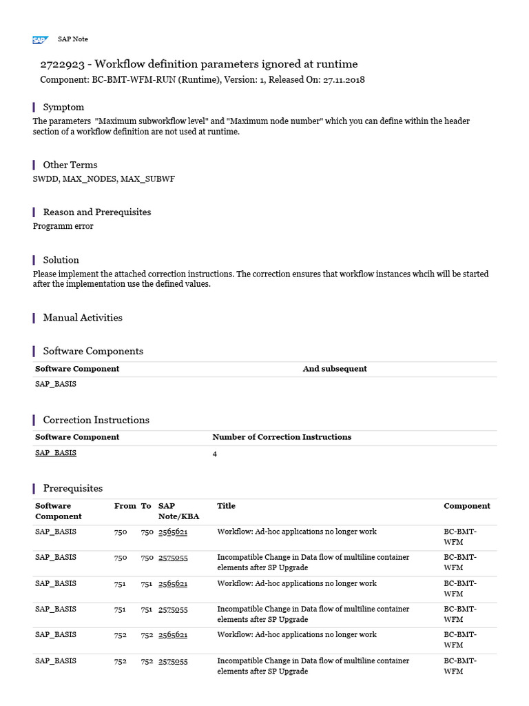 2722923 Workflow Definition Parameters Ignored At Runtime Pdf Workflow Software
