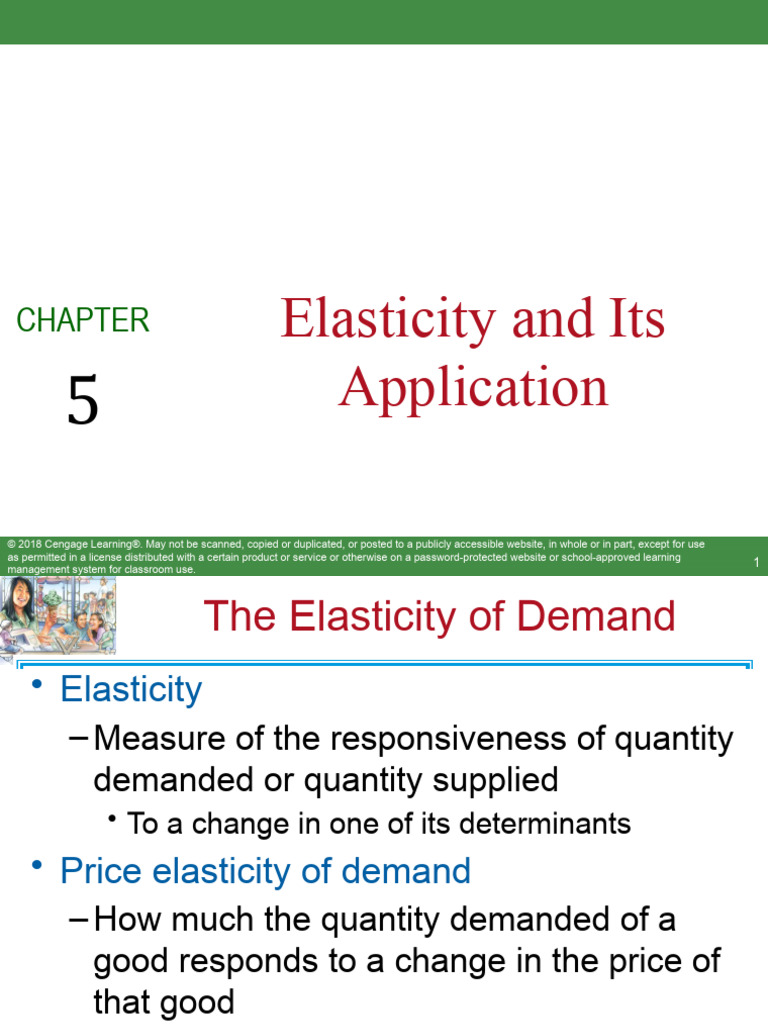 CH 5 Elasticity and Its Application | PDF | Demand | Price Elasticity Of Demand