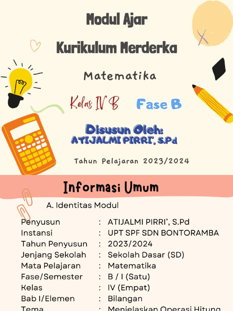 PPG Modul Ajar PPL 1 (Autosaved) | PDF