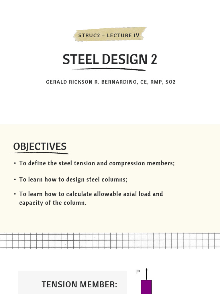 4 Steel Design 2 | PDF | Column | Stress (Mechanics)