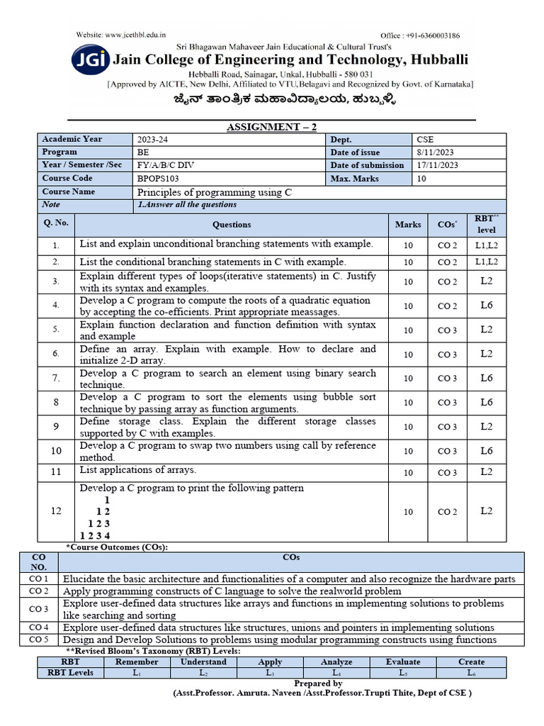 Bpops103 Assignment2 | PDF | Function (Mathematics) | Computer Engineering