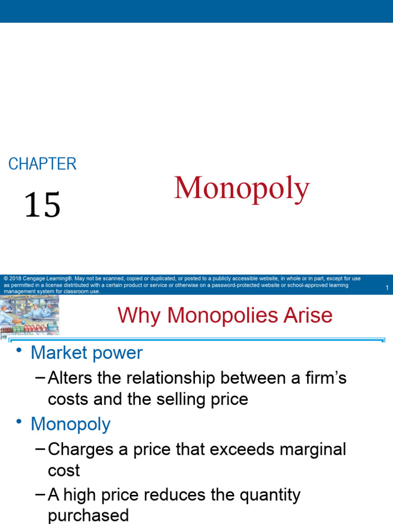 CH 15 Monopoly | Download Free PDF | Monopoly | Price Discrimination