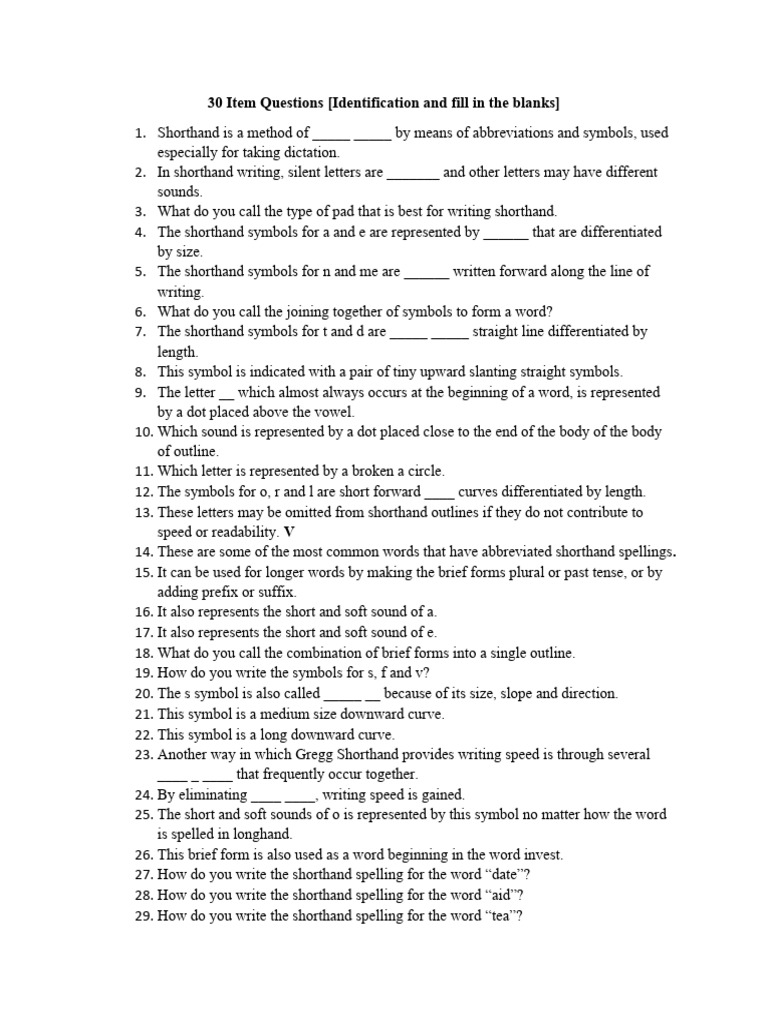 Shorthand Writing Techniques Guide | PDF | Shorthand | Linguistic ...