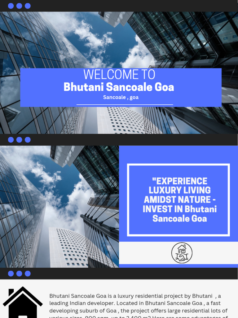 Bhutani Sancoale Goa | PDF | Home & Garden