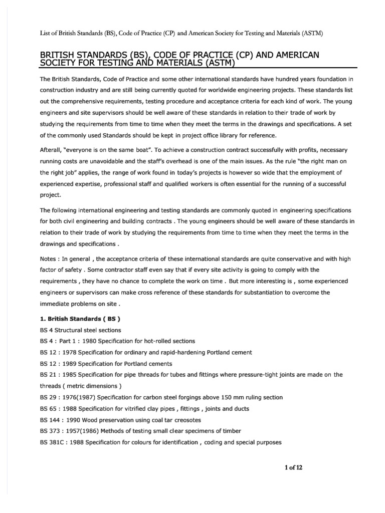 PDF British Standards DL | PDF | Pipe (Fluid Conveyance) | Screw