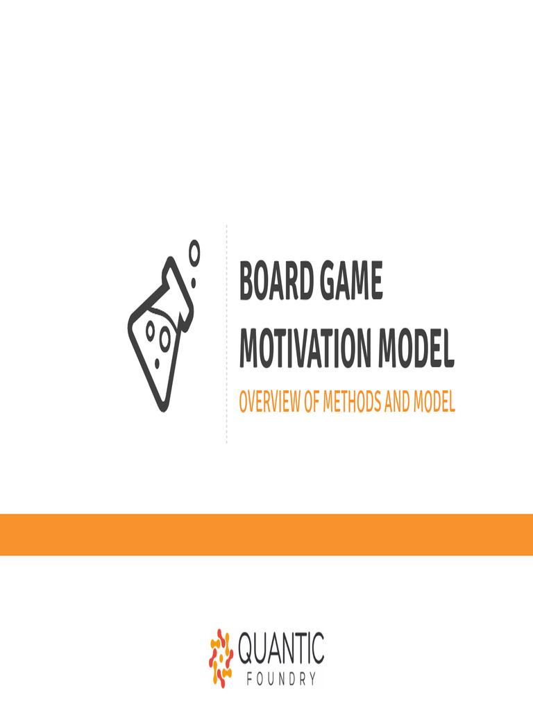 Board Game Motivation Model Overview | PDF | Deception | Motivation