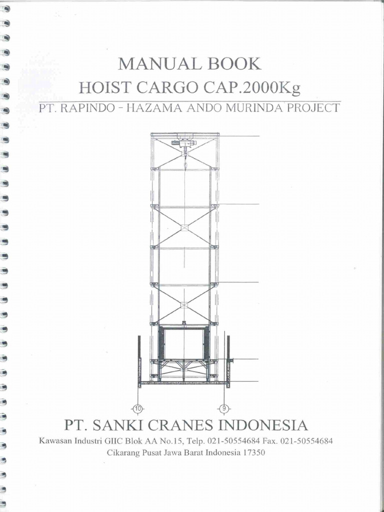 Hoist Cargo Manual Book | PDF