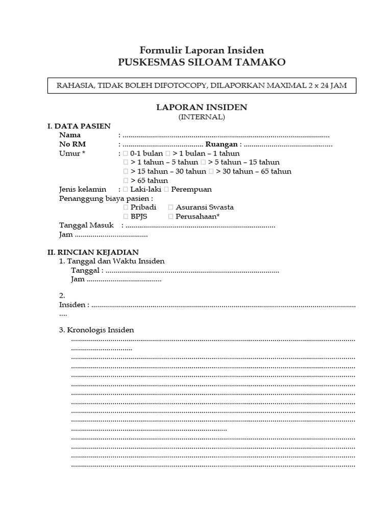 Formulir Ikp Fix | PDF