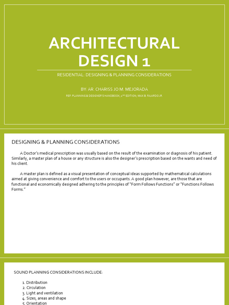 Residential Design Planning Essentials | PDF | Kitchen | Bathroom