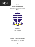 Tugas 1 Msim4201 - Sistem Operasi | PDF | Seni | Komputer