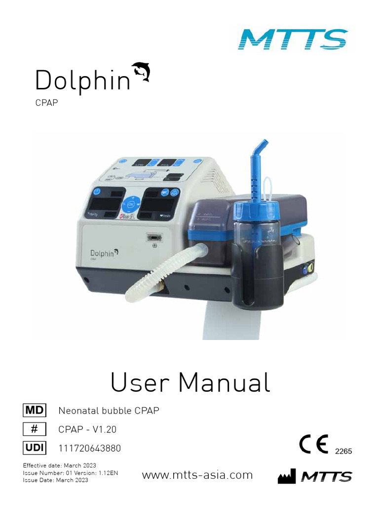 CP DP Man 01 Dolphin Cpap Manual 1.12en | PDF | Clinical Medicine | Medical Specialties