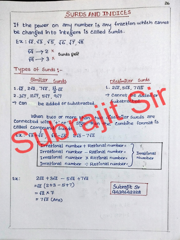 Basic Math Part-2-1 | PDF