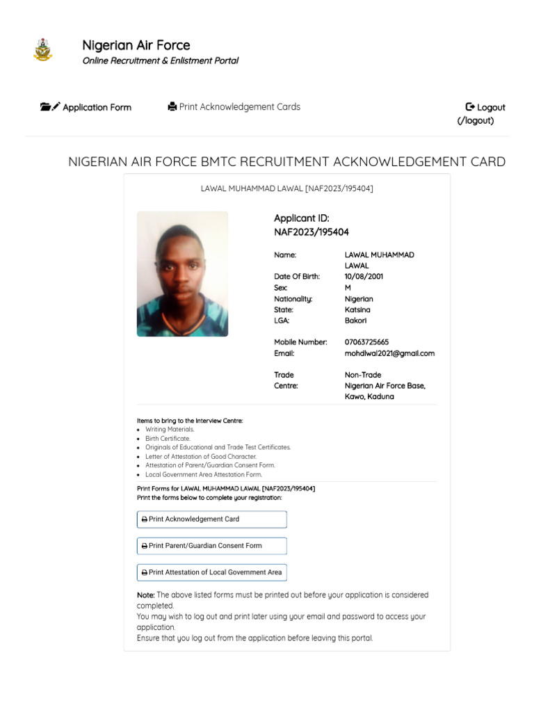 Nigerian Air Force | PDF | Applications Of Cryptography | Authentication
