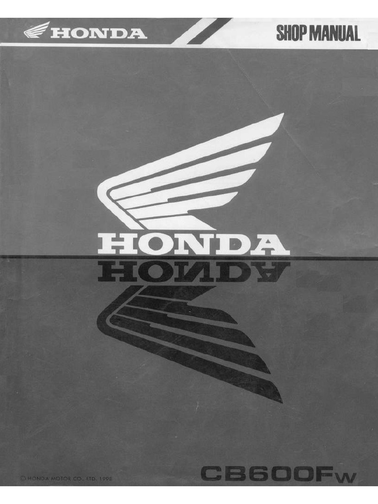 Honda_cb600_1998 | PDF