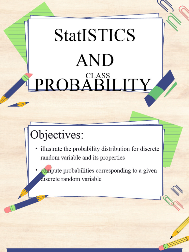 11 Probability Distribution of Discrete Random Variable | PDF | Science & Mathematics