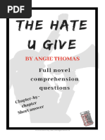 Hate U Give Discussion Guide | PDF