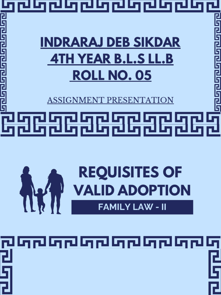 Requisites of Valid Adoption | PDF | Adoption | Marriage