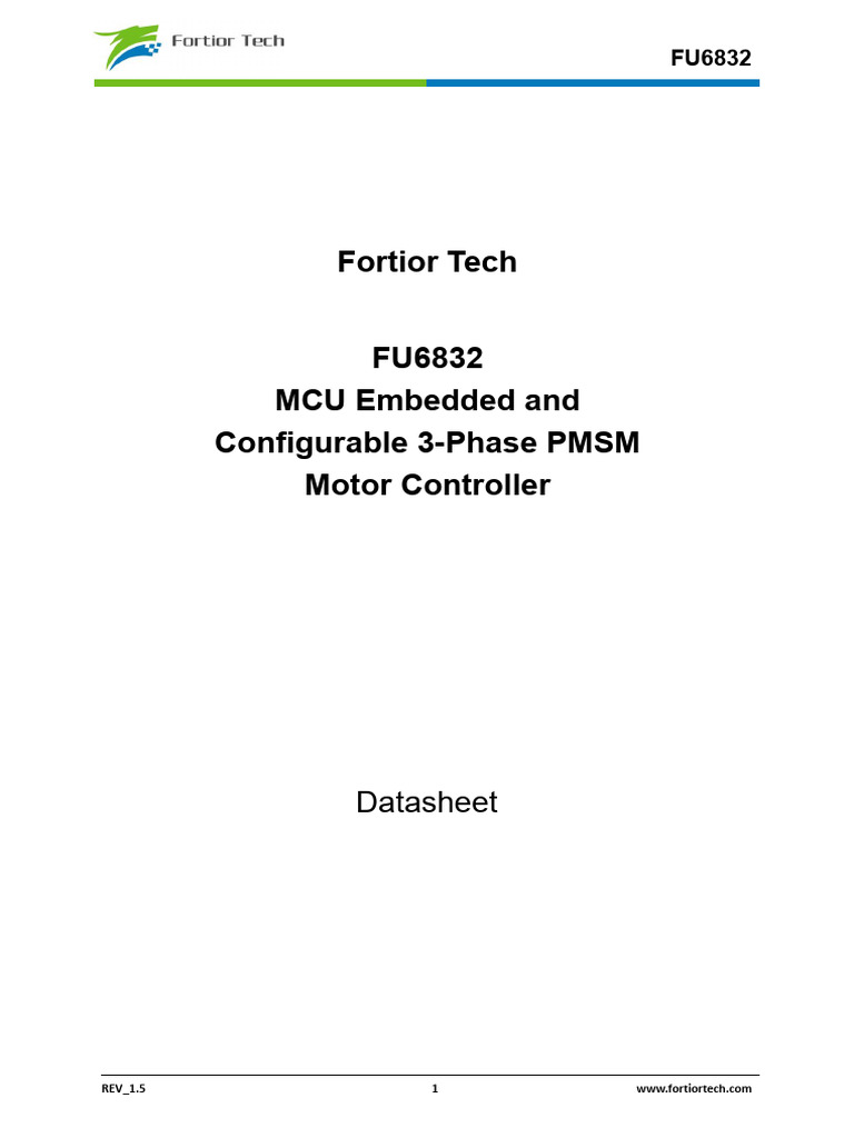 Fortior-Tech-FU6832L | PDF