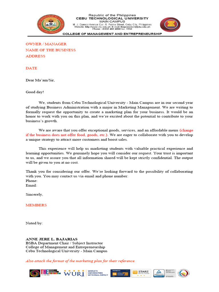 CORRECTED-Letter-Template | PDF