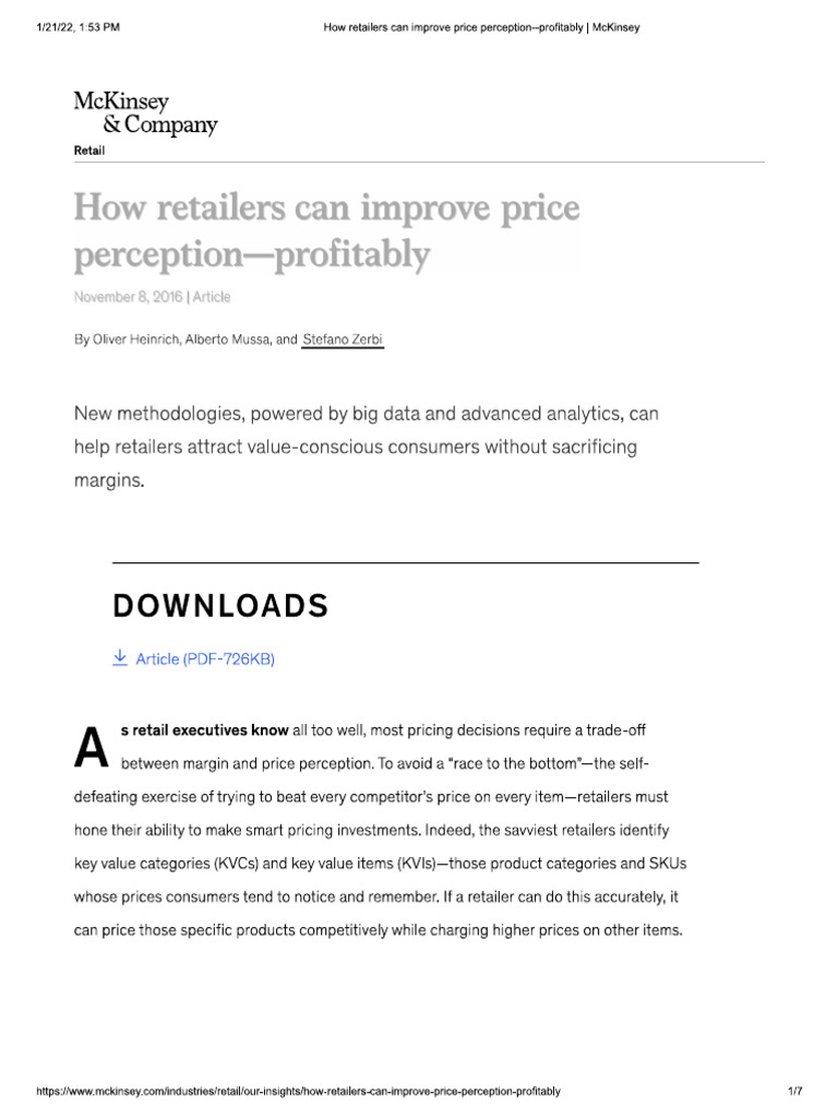 KVI KVC Classification Approach MCK | PDF