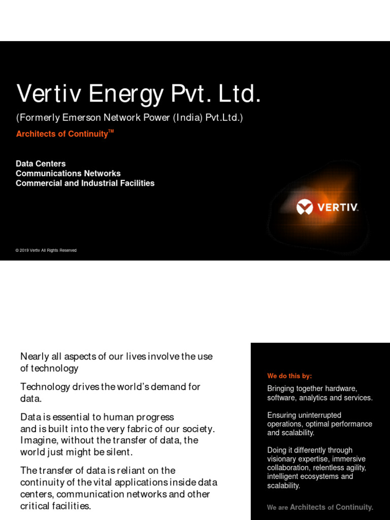 Vertiv Energy Presentation-New | PDF | Building Automation | Computer ...