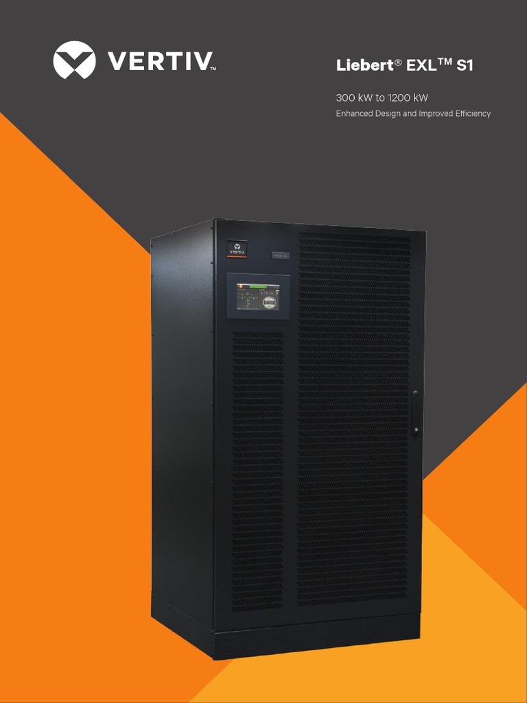 Liebert EXL S1 - 300 To 1200 KVA | PDF | Energy Conservation | Electric ...